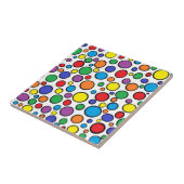 Colorful Polka Dots Tile | Zazzle