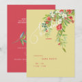 Colorful Pomegranate Tuscan Yellow & Red Bridal Invitation | Zazzle