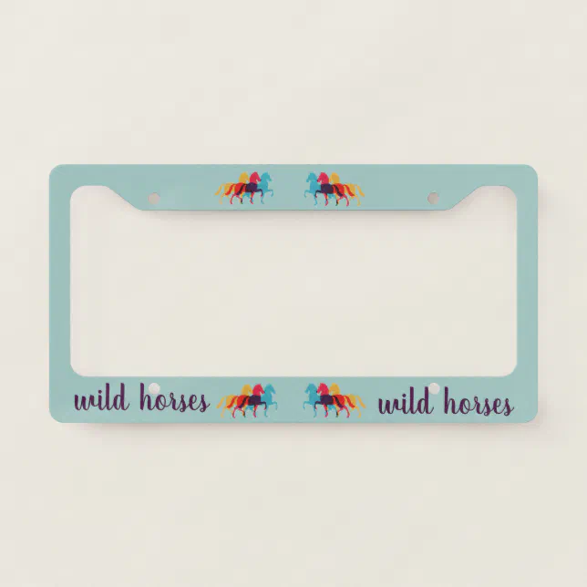 Horse License Plate Frames