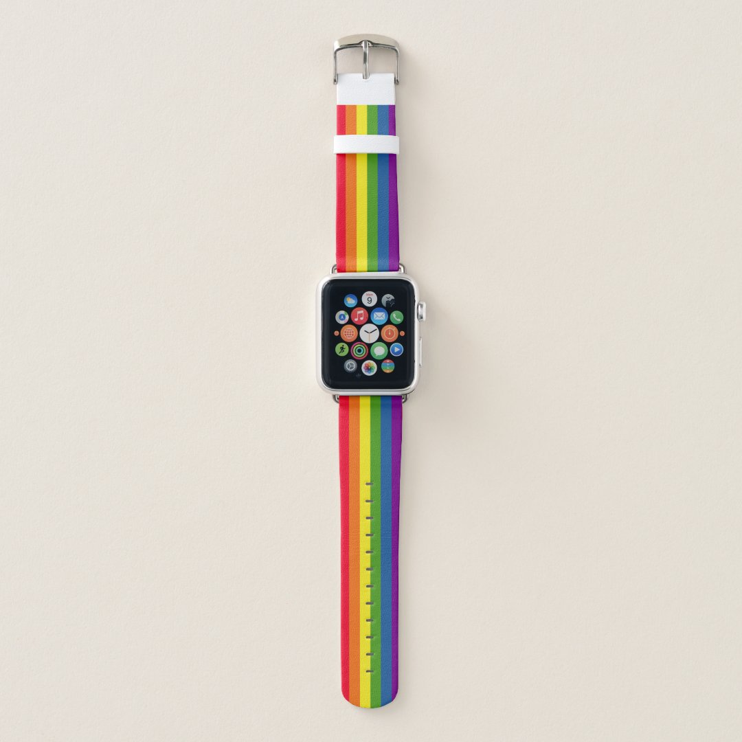 Colorful Rainbow Apple Watch Band | Zazzle