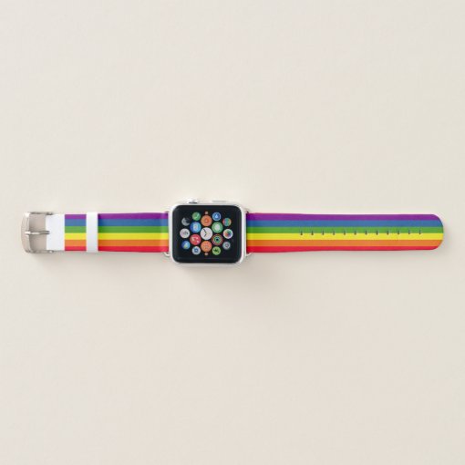 Colorful Rainbow Apple Watch Band | Zazzle