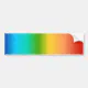 Colorful Rainbow color gradient Bumper Sticker | Zazzle