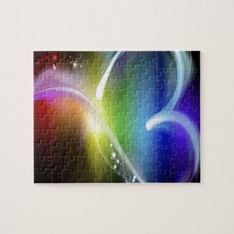 Colorful Rainbow Heart Jigsaw Puzzle | Zazzle