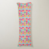 Colorful Rainbow Modern Ikat Pattern Body Pillow | Zazzle