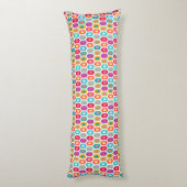 Colorful Rainbow Modern Ikat Pattern Body Pillow | Zazzle