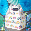 Colorful Rainbow pattern Favor Boxes | Zazzle