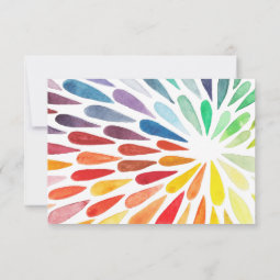 Colorful, Rainbow Thank You Cards | Zazzle