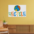 Colorful Recycling Poster | Zazzle