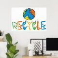Colorful Recycling Poster | Zazzle