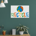 Colorful Recycling Poster | Zazzle