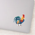 Colorful Rooster Sticker | Zazzle