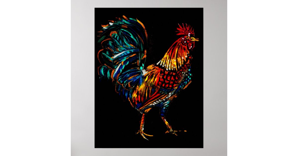 colorful roster poster | Zazzle