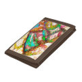 Colorful - Rustic and rough like roughcast Trifold Wallet | Zazzle