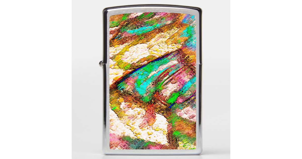 Colorful - Rustic and rough like roughcast Zippo Lighter | Zazzle