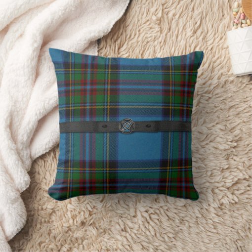 Colorful Scottish Tartan Plaid Pillow | Zazzle
