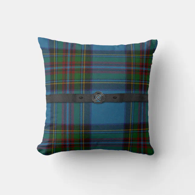 Colorful Scottish Tartan Plaid Pillow | Zazzle