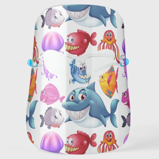Colorful Sea Animals Face Shield | Zazzle