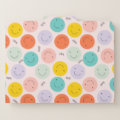 Colorful Smiling Happy Face Pattern File Folder | Zazzle