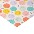 Colorful Smiling Happy Face Pattern Tissue Paper | Zazzle
