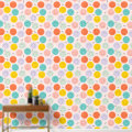 Colorful Smiling Happy Face Pattern Wallpaper | Zazzle