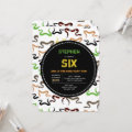 Colorful Snakes Python Reptile Birthday Party Invitation | Zazzle