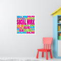 Colorful Social Work Poster | Zazzle
