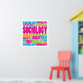Colorful Sociology Poster | Zazzle