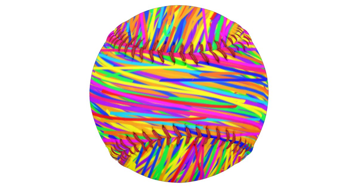 Colorful Softball | Zazzle