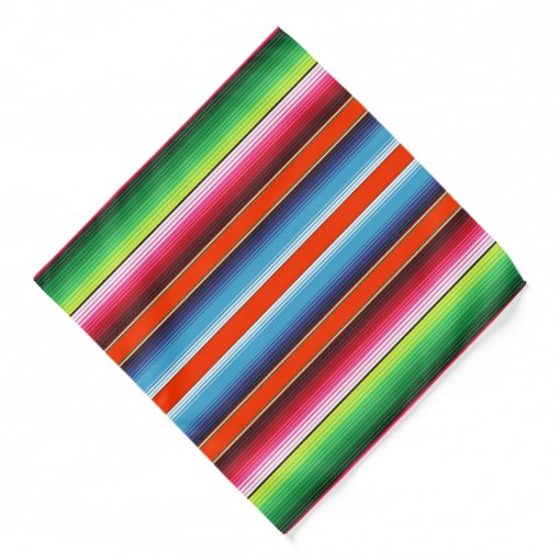 Colorful Spanish Serape Fiesta Mexican Blanket Bandana | Zazzle