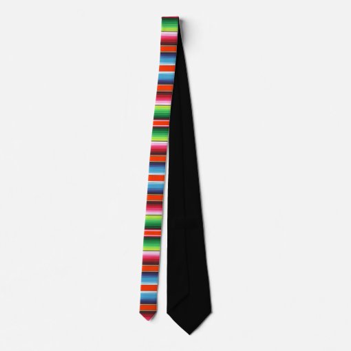 Colorful Spanish Serape Fiesta Mexican Blanket Neck Tie | Zazzle