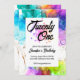Colorful Splash Watercolor Birthday Invitation | Zazzle