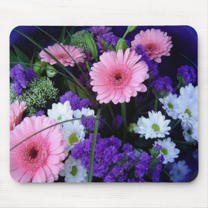 Colorful Spring Bouquet Mouse Pad | Zazzle.com