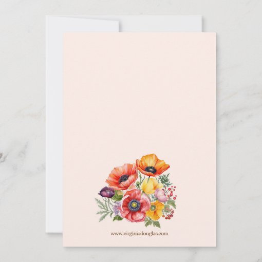 Colorful Spring Floral Wedding Invitation | Zazzle