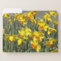 Colorful Spring Flowers Floral File Folder | Zazzle