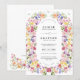 Colorful Spring Wildflower Meadow Garden Wedding Invitation | Zazzle