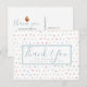 Colorful Sprinkles Baby Sprinkle Thank You Postcard | Zazzle