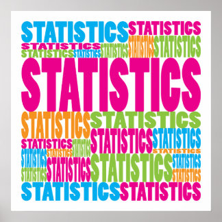 Statistics Posters, Statistics Prints, Art Prints, Poster Designs