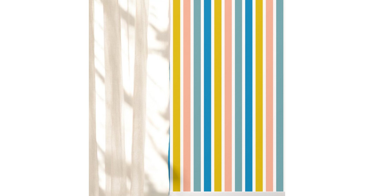 Colorful Striped Pattern Wallpaper | Zazzle
