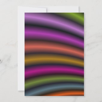 Colorful Stripes All Purpose Party Invitation | Zazzle