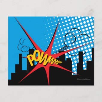 Colorful Superhero Comic Boy's Birthday Thank You | Zazzle