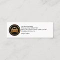 Colorful Taxi Stripe Route Pink Lady Taxi Driver Mini Business Card ...