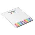 Colorful Teacher Appreciation Notepad | Zazzle