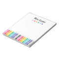 Colorful Teacher Appreciation Notepad | Zazzle