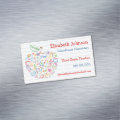 Colorful Teachers Apple Business Card Magnet | Zazzle
