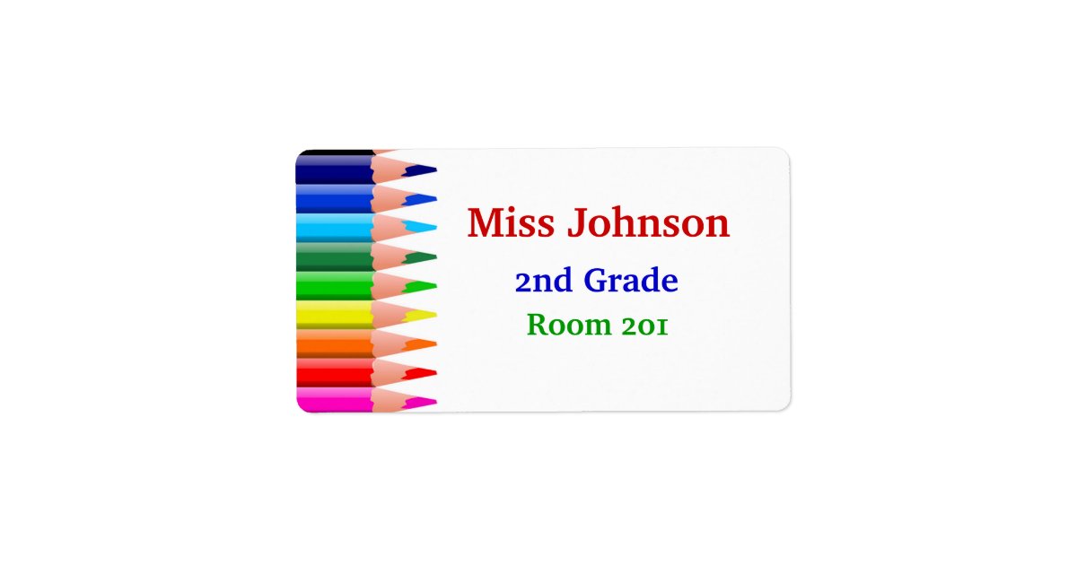 Colorful Teacher's Name Tags | Zazzle