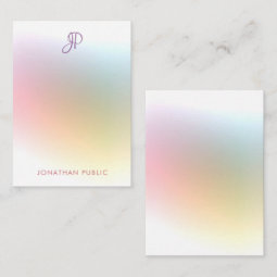 Colorful Template Elegant Handwritten Monogram | Zazzle