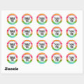 Colorful thank you sticker | Zazzle