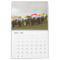 Colorful Tractors Calendar: Customize Year Calendar | Zazzle