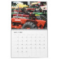Colorful Tractors Calendar: Customize Year Calendar | Zazzle