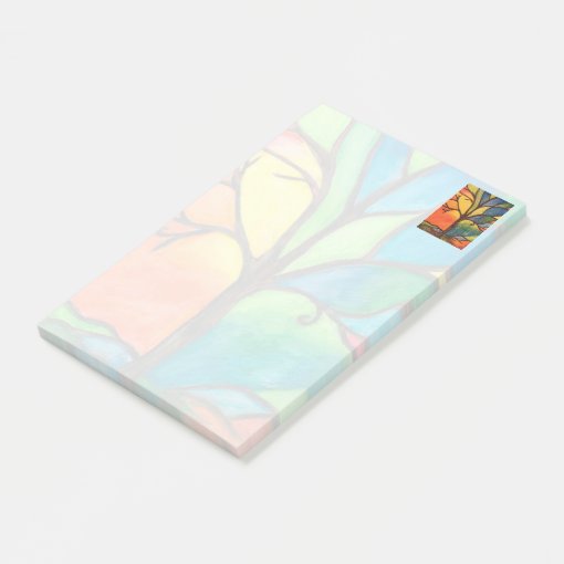 Colorful Tree Post It Note Pads | Zazzle